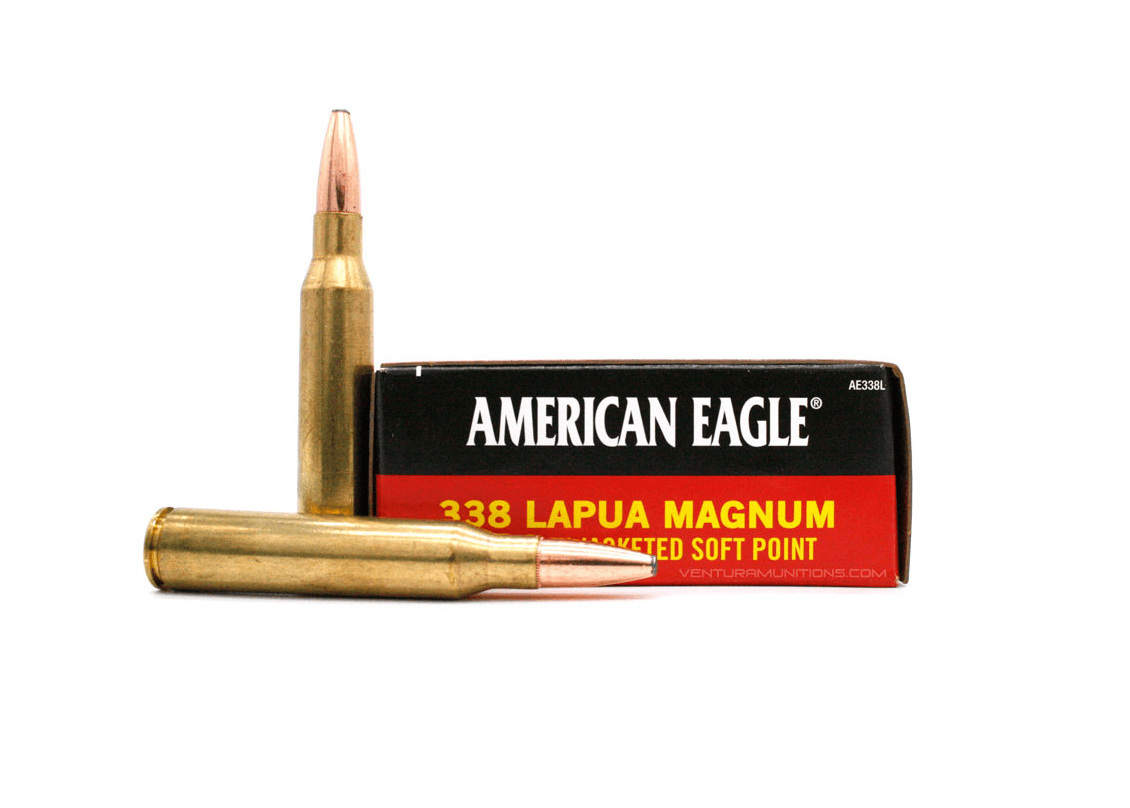 338 Lapua Magnum 250 Grain JSP (American Eagle) – Ammo Direct