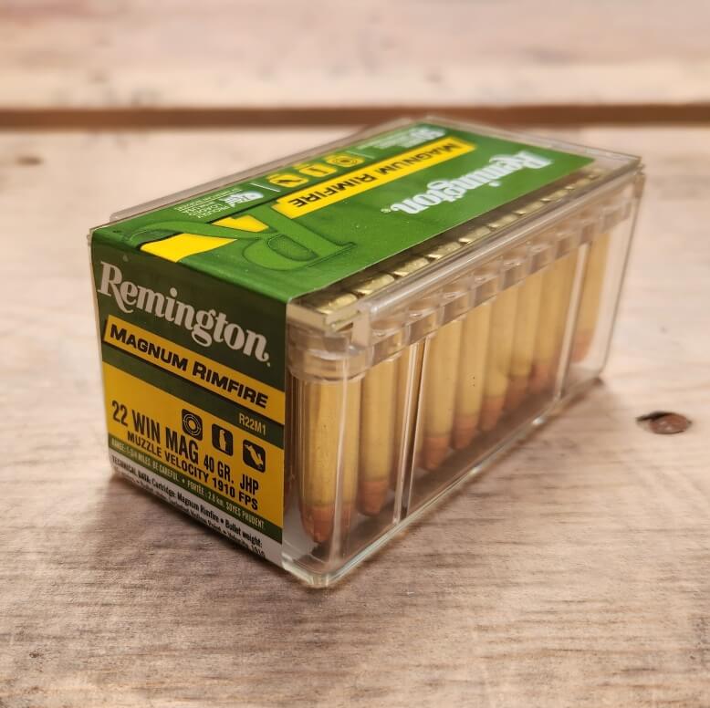 22 Mag 40gr Jacketed Hollow Point (Remington) – Ammo Direct