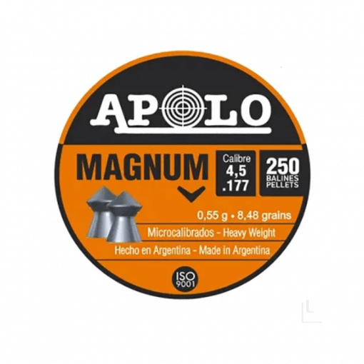 Apolo Magnum Pointed Pellets .177 Cal – 250 Pellets – Ammo Direct