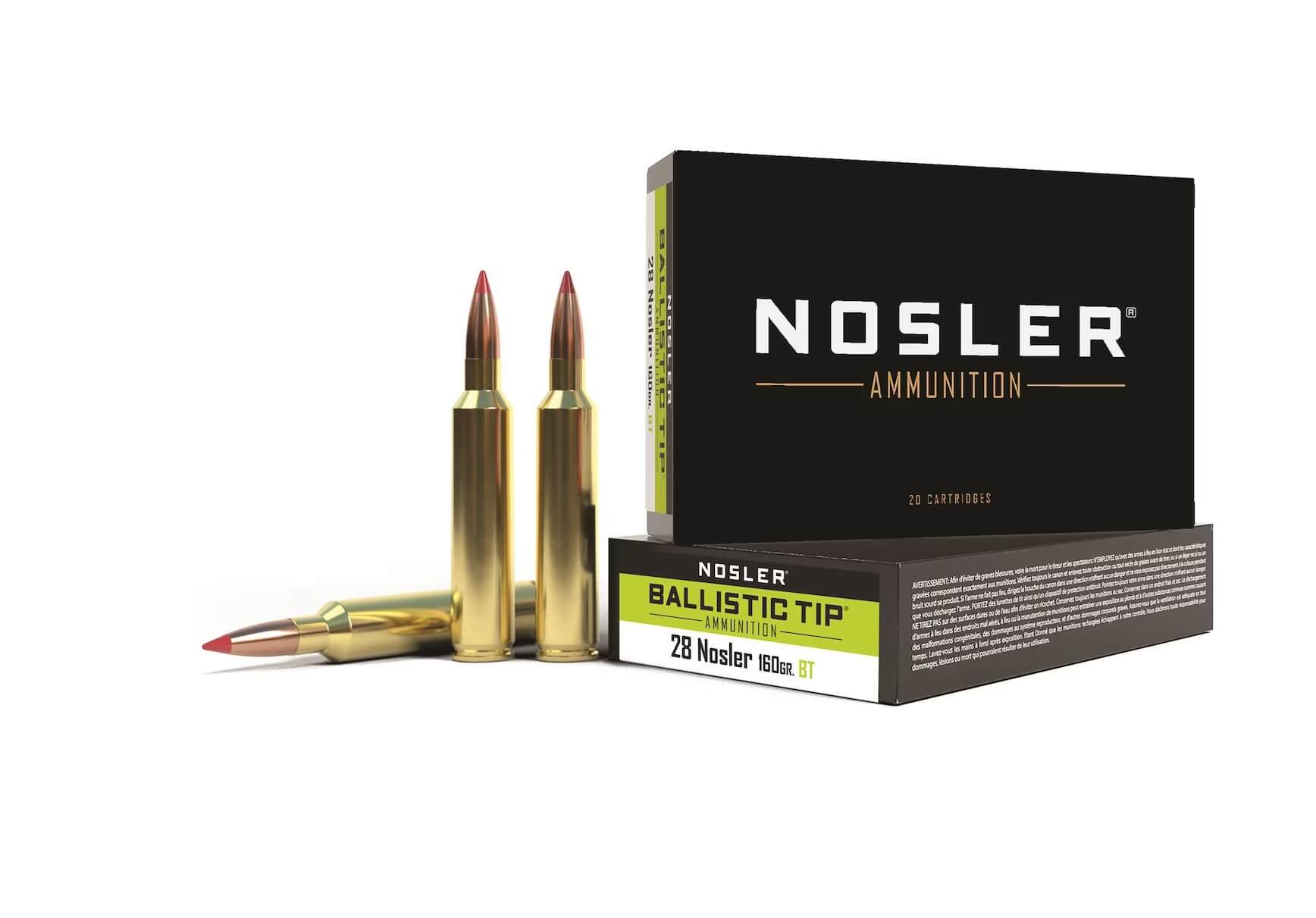 28 Nosler 160gr Ballistic Tip (Nosler) – Ammo Direct