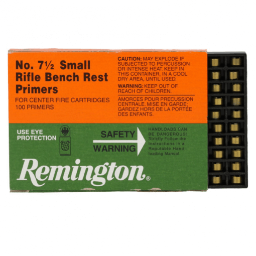 Remington Primers 7-1/2 Small Rifle Bench Rest Primers – 1000 Primers ...