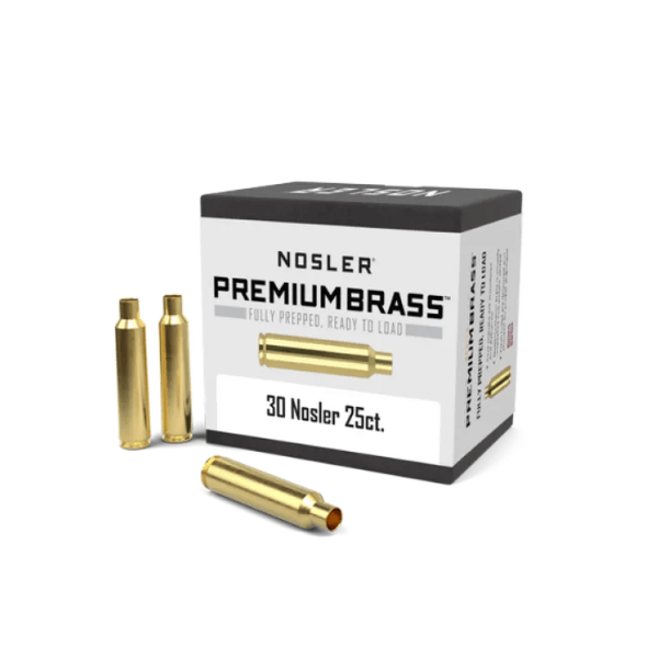 30 Nosler Prepped Brass (Nosler) – 25 Brass Cases – Ammo Direct