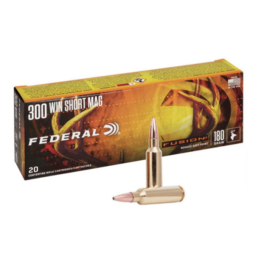 300 WSM 180gr Bonded Soft Point (Federal Fusion) – Ammo Direct