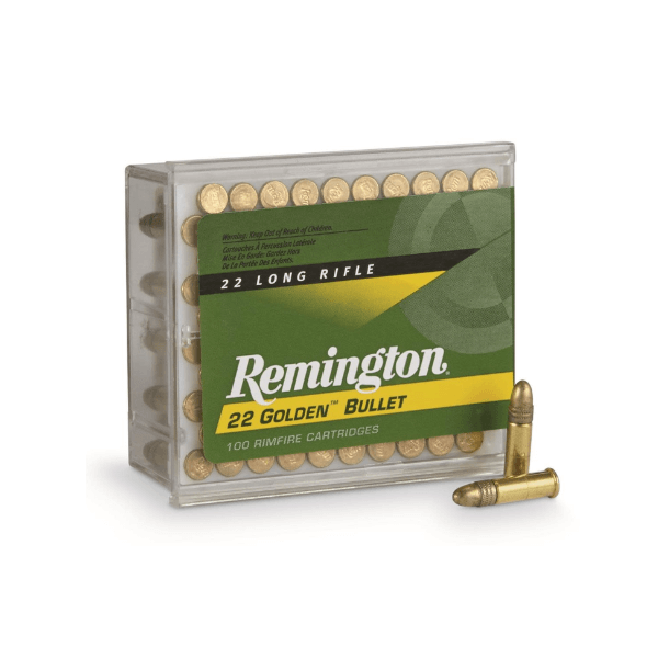 22LR 36gr HV PHP Golden Bullet (Remington) 100 Round Box – Ammo Direct