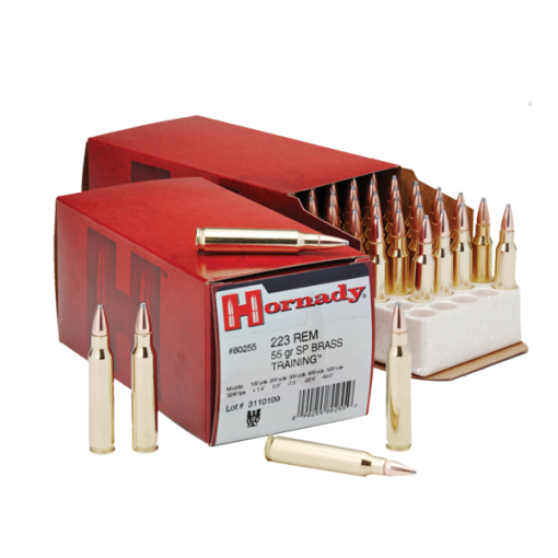 .223 Rem 55gr Soft Point (Hornady) – 50 Rounds – Ammo Direct