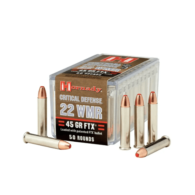 22 WMR 45gr FTX Critical Defense (Hornady) – Ammo Direct