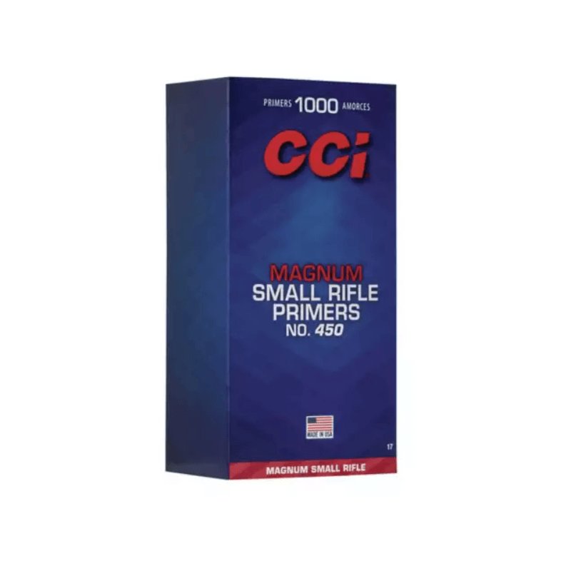 CCI #450 Small Rifle Primers Magnum – 1000 Primers – Ammo Direct