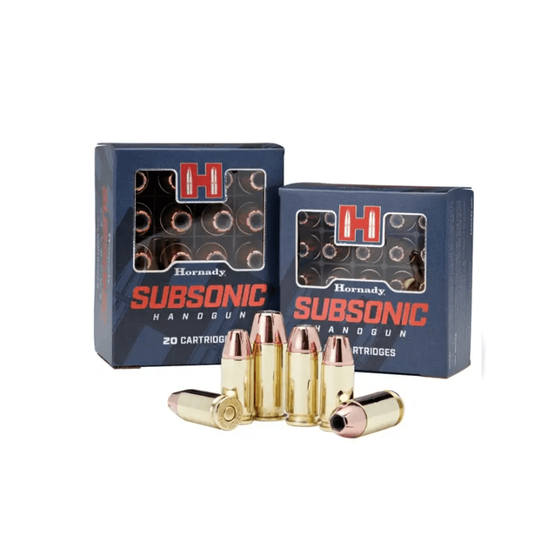 45 ACP 230gr JHP XTP Subsonic (Hornady) – 20 Rounds – Ammo Direct